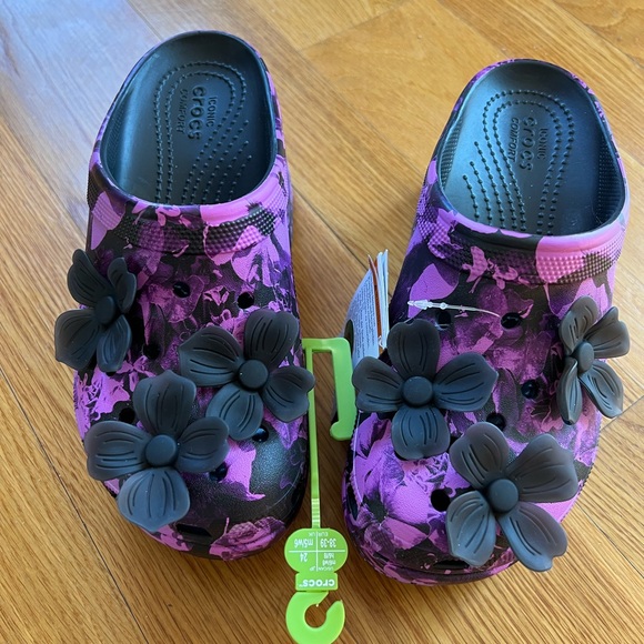 CROCS | Shoes | Crocs Siren Floral Clogs | Poshmark